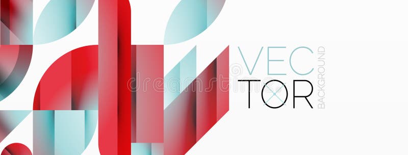 Modern Creative Geometric Abstract Background Stock Illustration ...