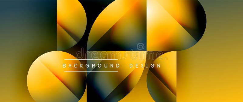 Modern Creative Geometric Background Design Stock Vector - Illustration ...