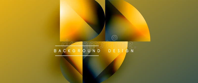 Modern Creative Geometric Background Design Stock Vector - Illustration ...
