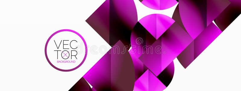 Modern Creative Geometric Background Design Stock Vector - Illustration ...