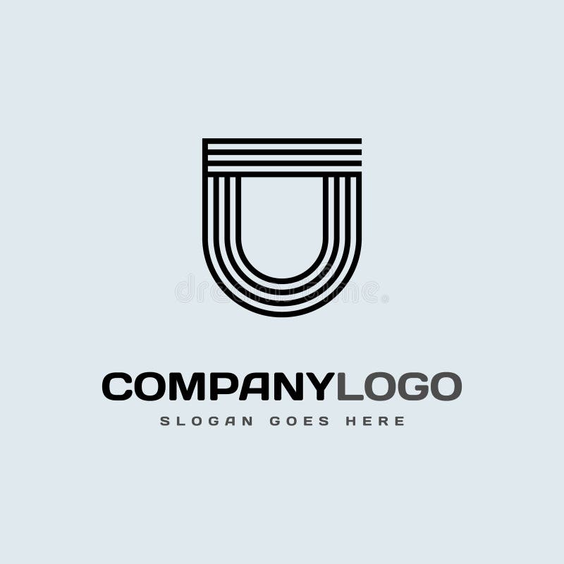 Modern Creative Geometric Line Logo Branding Stock Vector ...