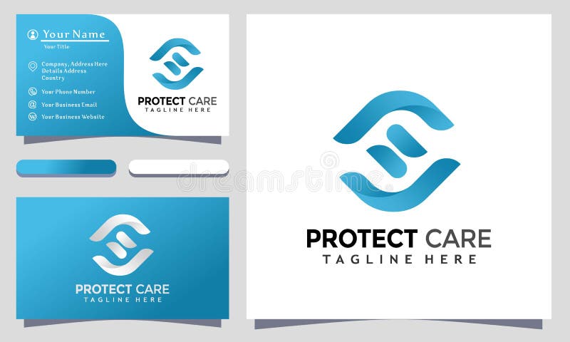 Modern Creative Hand Protect Logo Design and Template. Hand Icon ...