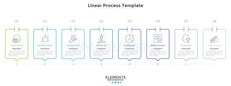 Dotted Line Horizontal Flow Steps Stock Illustrations – 12 Dotted Line ...