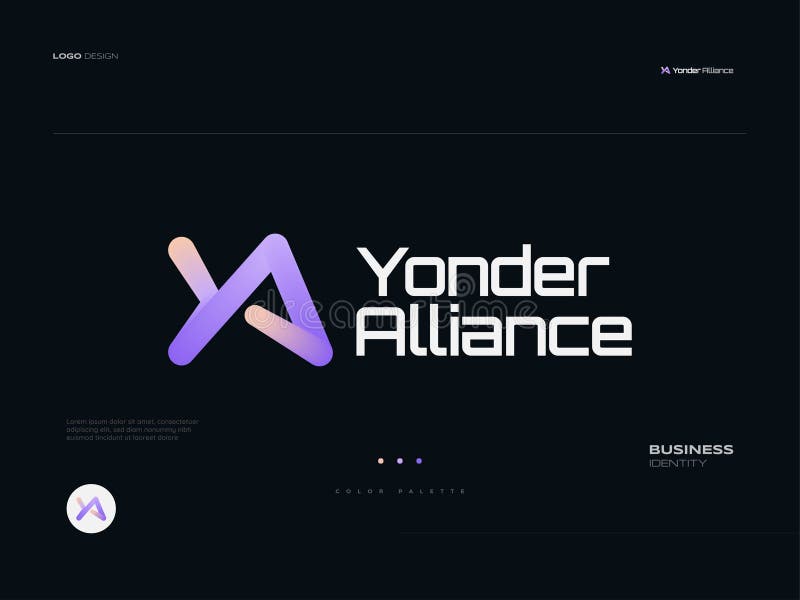 Modern and Creative Initial Y and a Logo Design in Multicolor Gradient ...
