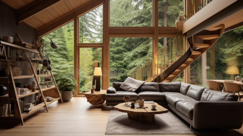 Modern Creative Living Room Interior Design. Modern Living Room. Stock ...