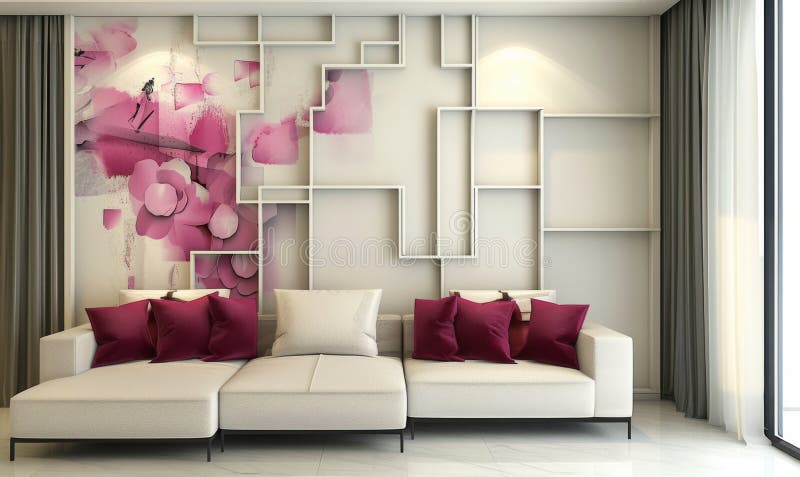 Modern Creative Living Room Interior Design Backdrop Ideas Concept ...