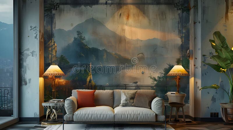 Modern Creative Living Room Interior Design Backdrop Ideas Concept ...