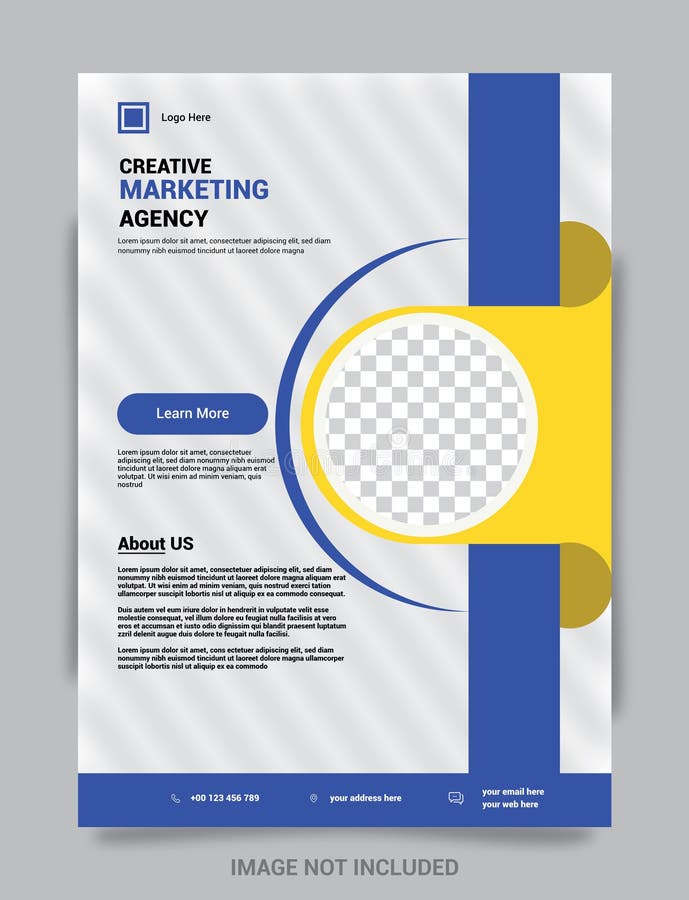 Modern Corporate Marketing Agency Flyer Design Template Stock Photos ...