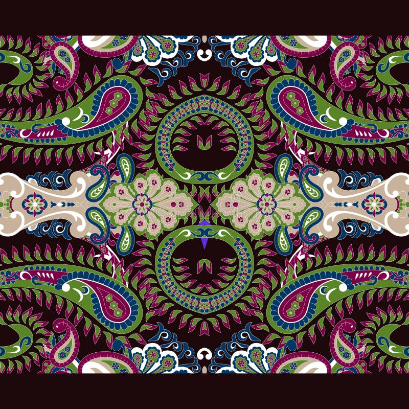 Paisleys Elements Stock Illustrations – 247 Paisleys Elements Stock ...