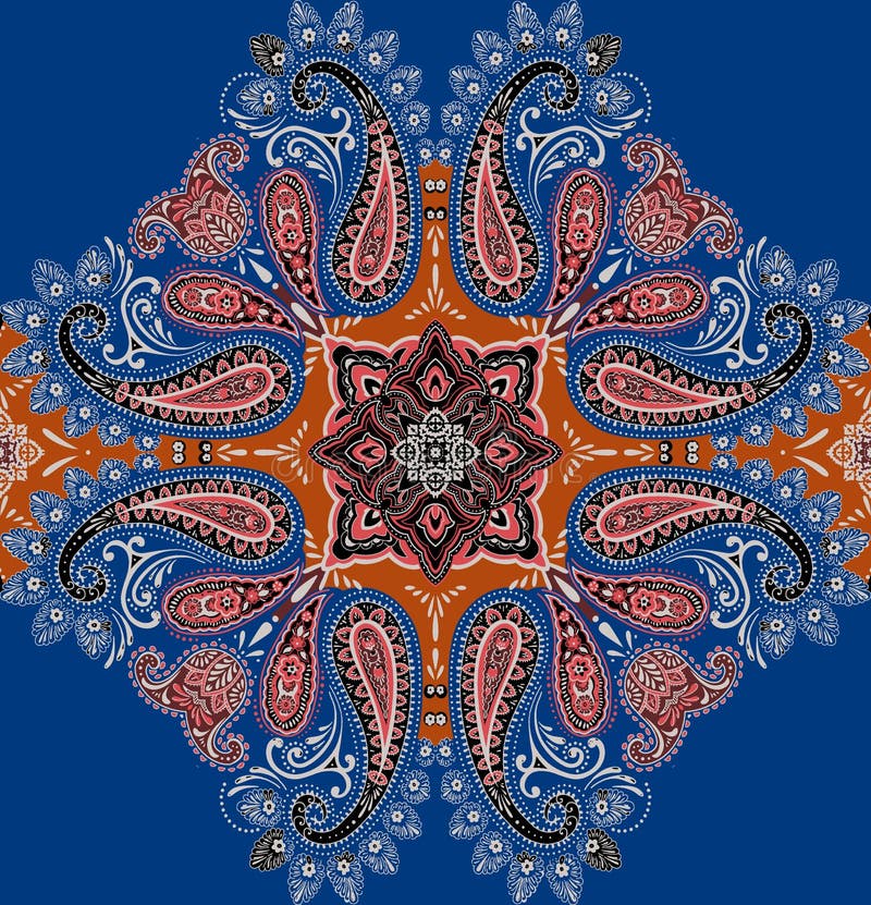 Paisleys Elements Stock Illustrations – 247 Paisleys Elements Stock ...
