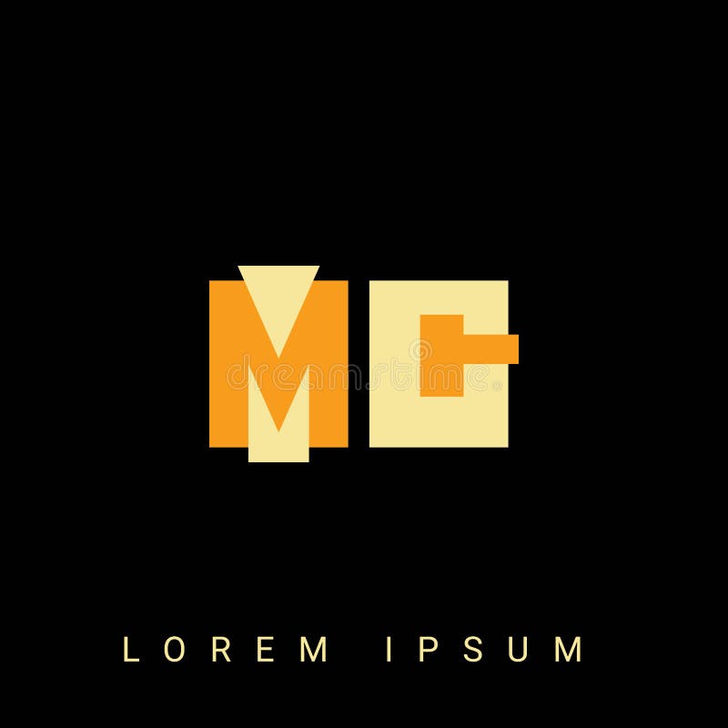 Modern Creative Shaped MG, GM, M G Logo. Initial Logo Designs Templete ...