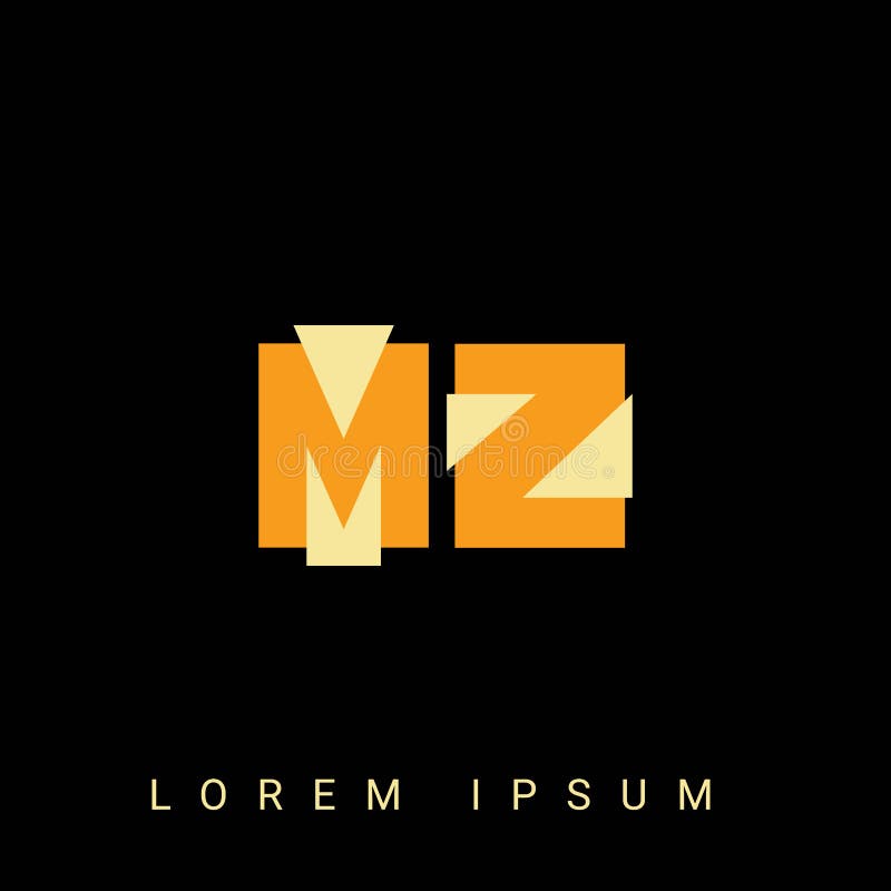 Mz M Z Letter Logo Design Stock Illustrations – 69 Mz M Z Letter Logo ...