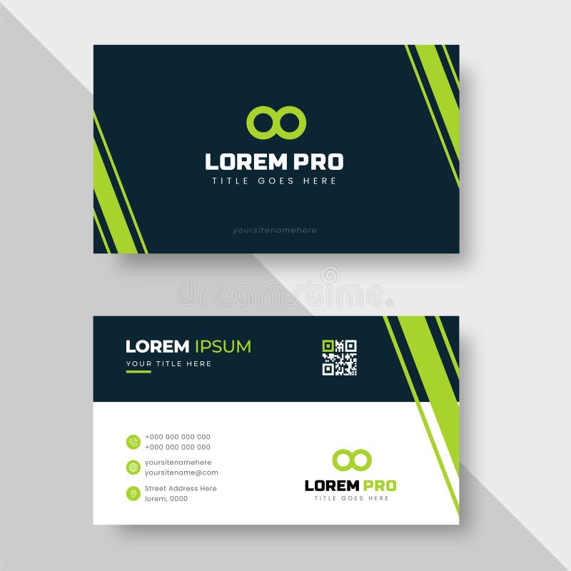 Modern Creative Simple Clean Business Card or Visiting Card Design ...