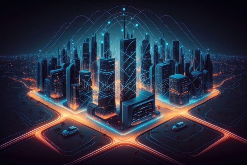 Modern Creative Telecommunication and Internet Network Connect in Smart ...