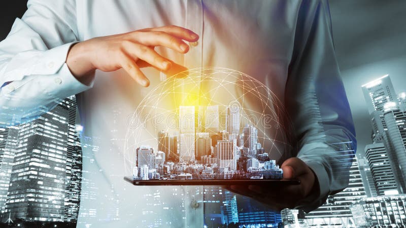 Modern Creative Telecommunication and Internet Network Connect in Smart ...