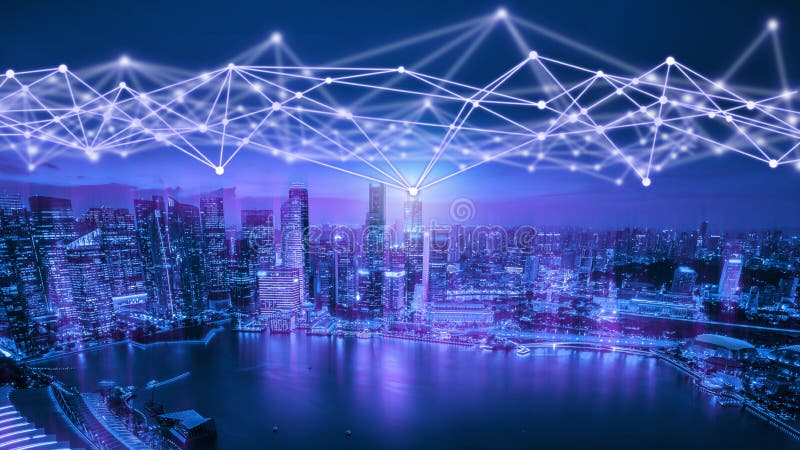 Modern Creative Telecommunication and Internet Network Connect in Smart ...