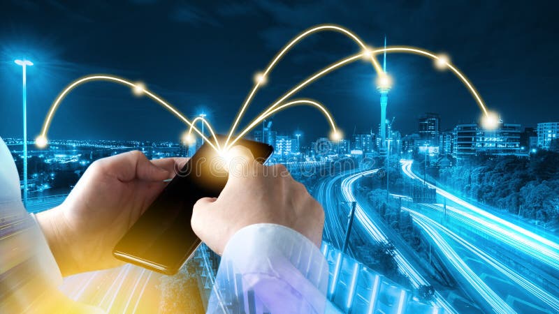 Modern Creative Telecommunication and Internet Network Connect in Smart ...