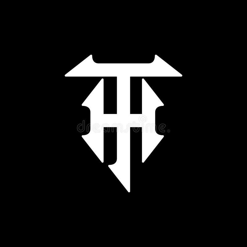 Modern Creative TH Logo Design. Icon Initial Based Monogram and Letters ...