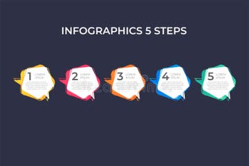 Five Process Infographic Stock Illustrations – 13,543 Five Process ...