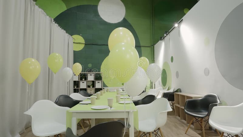 A Modern Creative Workspace Featuring Vibrant Decor and Unique Design ...