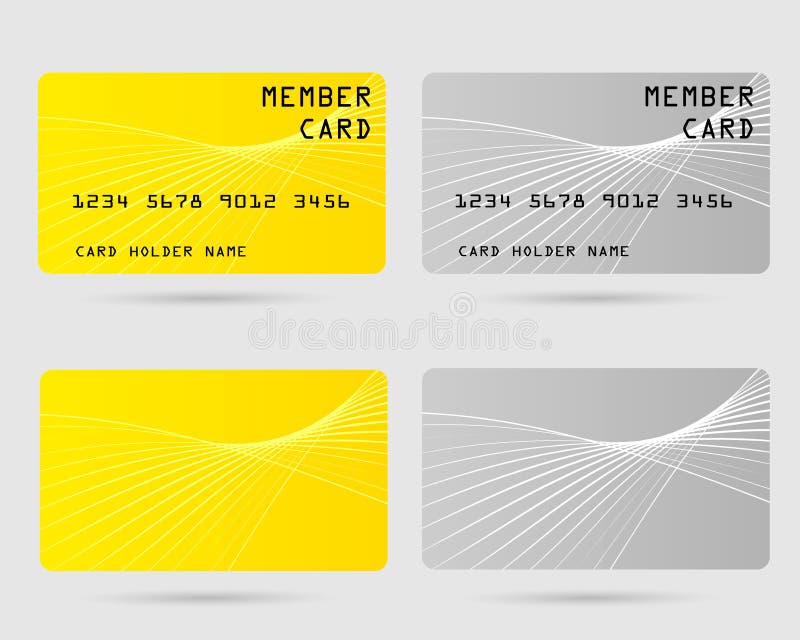 Modern Credit Card, Business VIP Card, Member Card Stock Vector ...