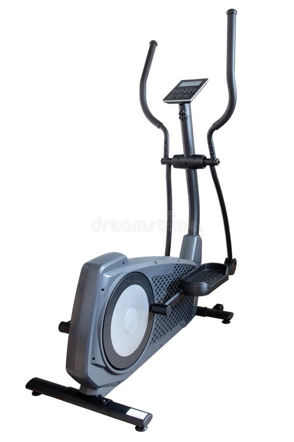 Modern Cross or Elliptical Trainer with Computer with Twelve Various ...