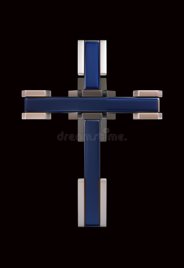 Modern Cross icon stock illustration. Illustration of cross - 56788651