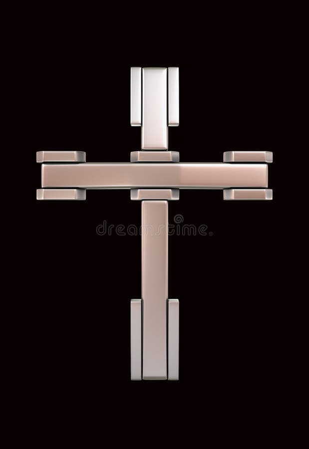 Modern Cross icon stock illustration. Illustration of computer - 56788670