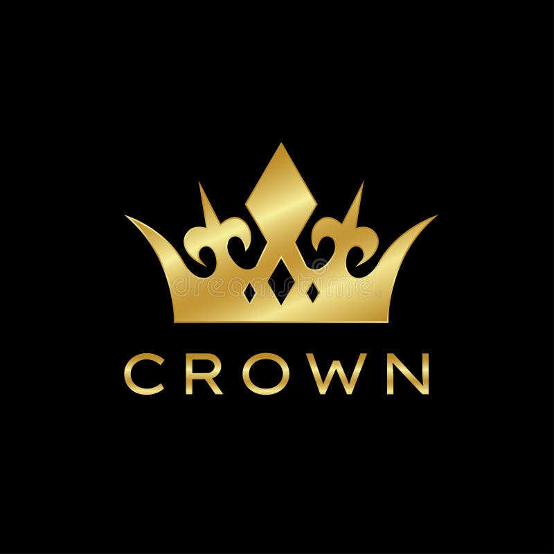 Modern Crown Logo Royal King Queen Abstract Logo Stock Illustration ...