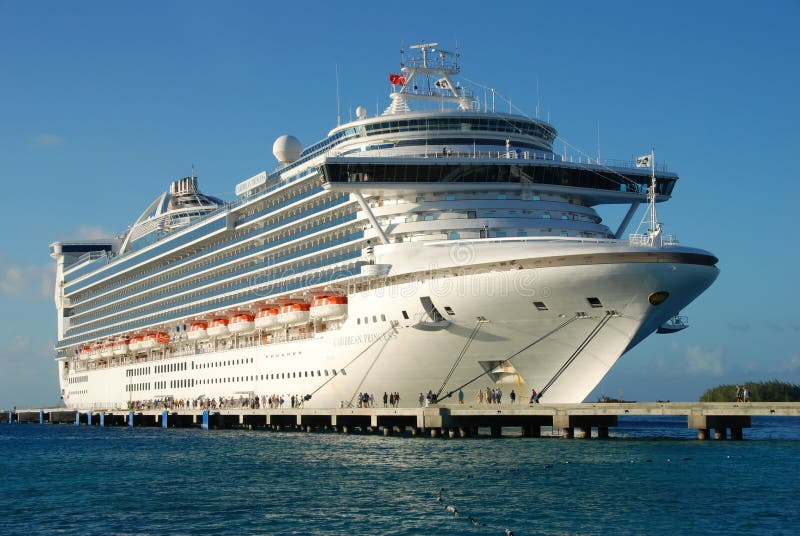 Modern cruise ship editorial stock photo. Image of transport - 18695608