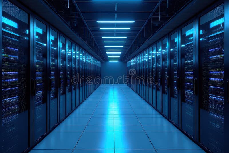 Modern Crypto Farming Infrastructure Stock Illustration - Illustration ...