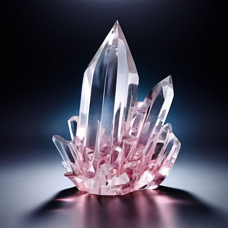 Modern Crystal Crystal with a Contemporary and Minimal Stock Photo ...