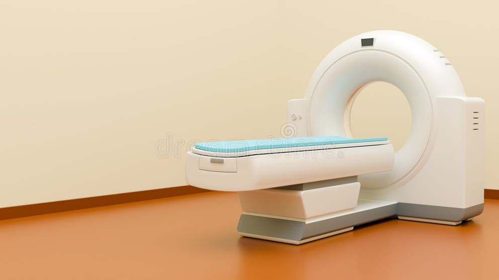 A Modern CT or Computed Tomography Scanner. Stock Illustration ...