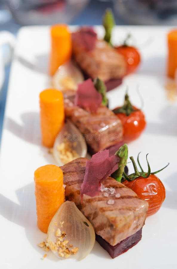 Modern cuisine dish stock image. Image of elegant, appetizer - 25126613
