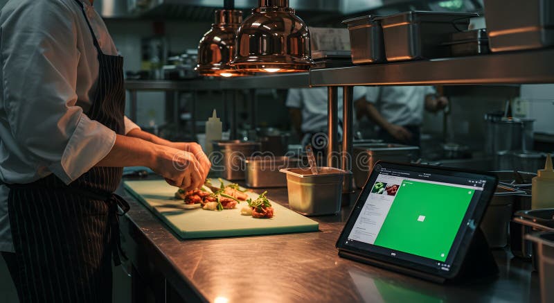 Modern Culinary Environment Where Technology Enhances Food Preparation ...