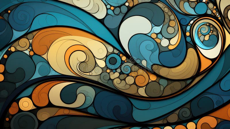 Modern Curve Dynamic Background Stock Illustration - Illustration of ...