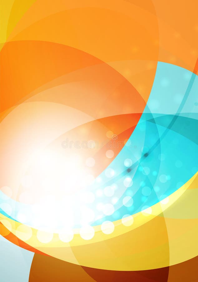 Modern Curve Stripes Template Stock Vector - Illustration of fresh ...