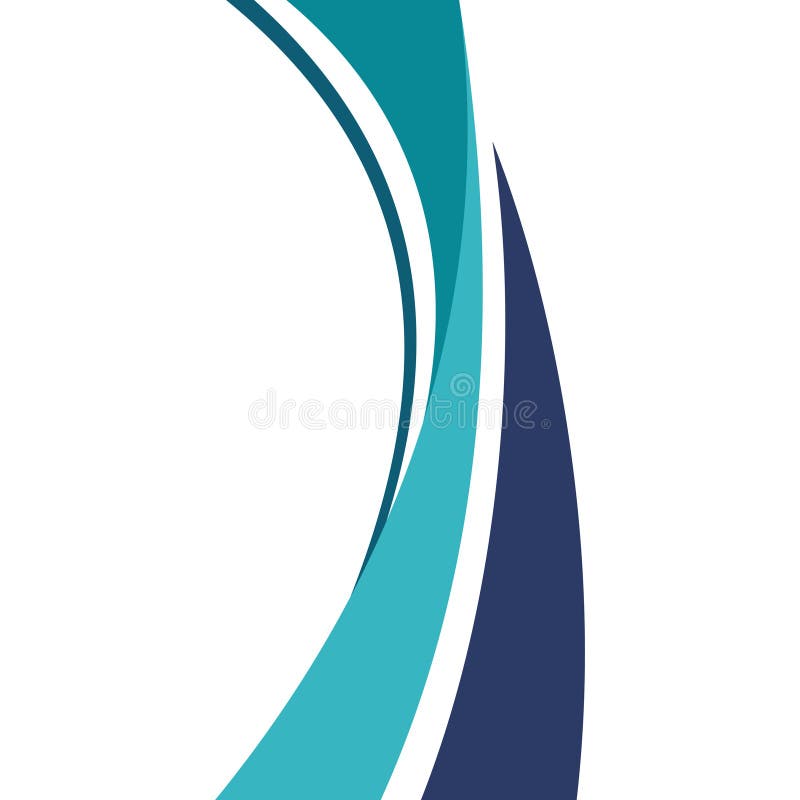 Modern Curved Border stock vector. Illustration of line - 333171626