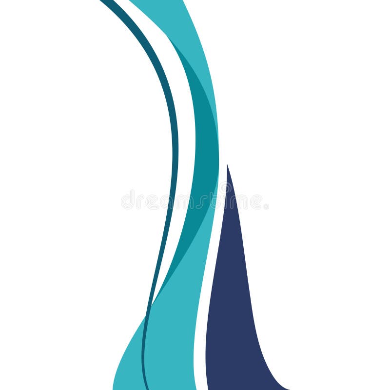 Modern Curved Border stock vector. Illustration of wavy - 333171631