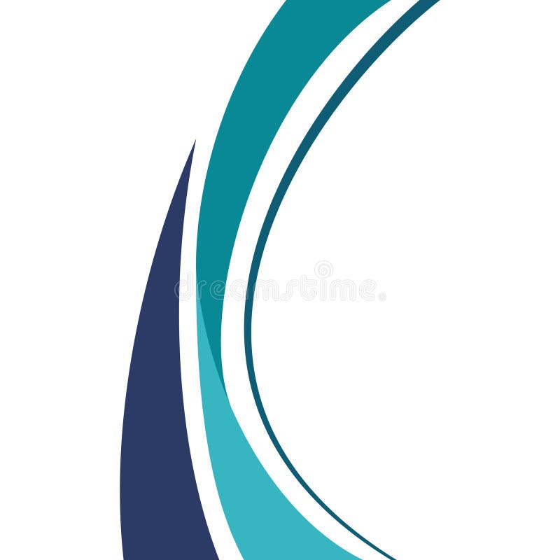 Modern Curved Border stock vector. Illustration of decoration - 333171635