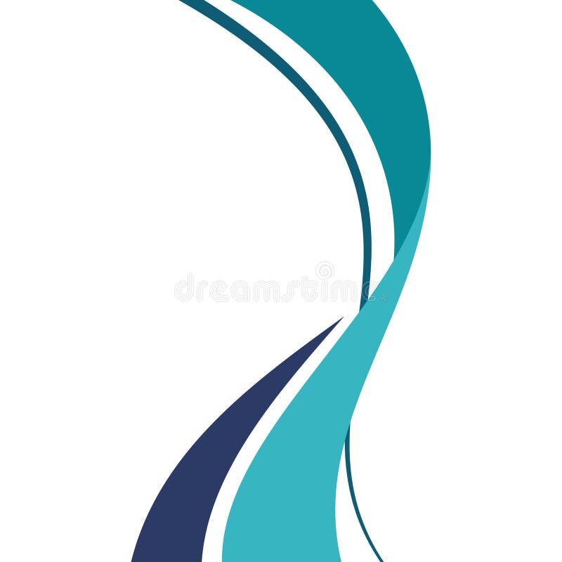 Modern Curved Border stock vector. Illustration of curve - 333171637