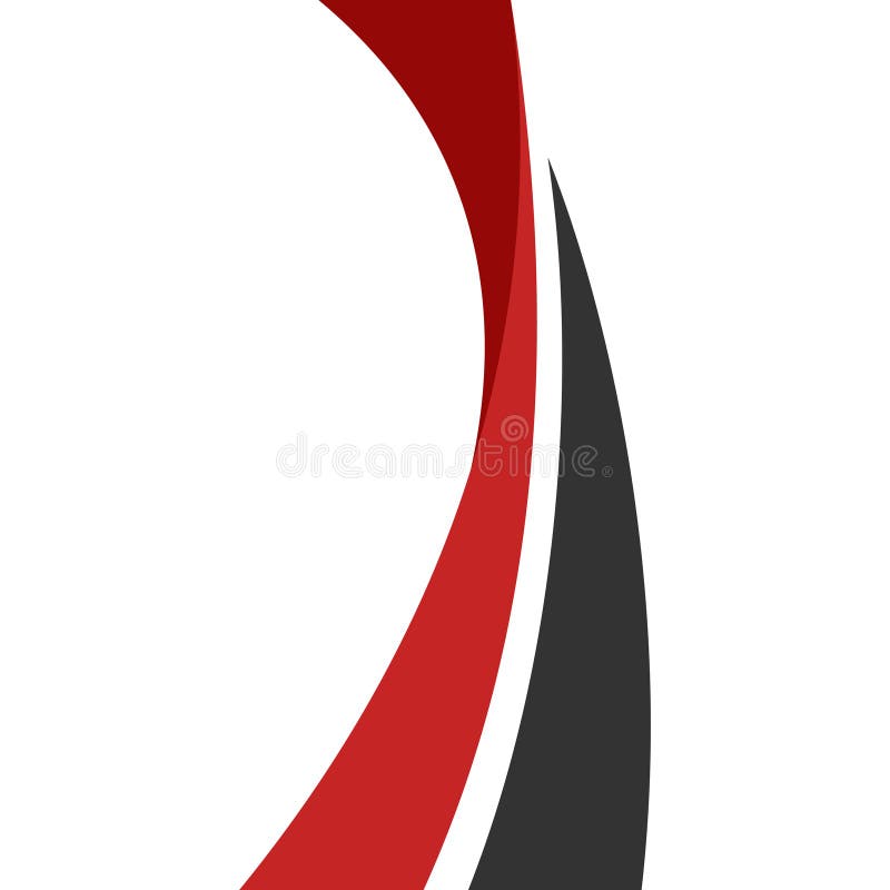 Modern Curved Border Decoration Stock Vector - Illustration of ...