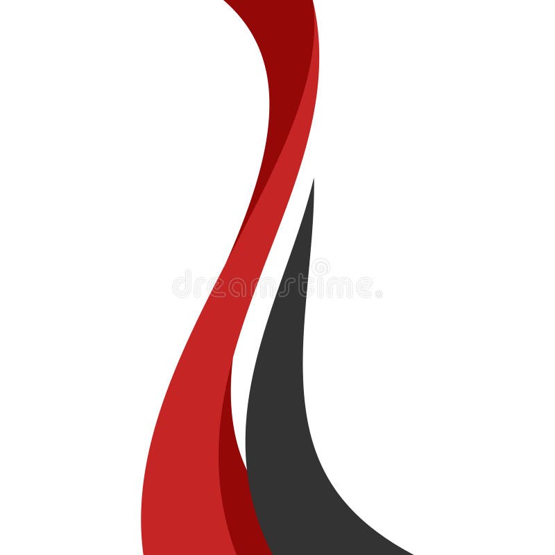 Modern Curved Border Decoration Stock Vector - Illustration of shape ...