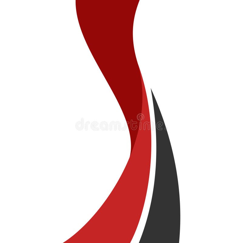 Modern Curved Border Decoration Stock Vector - Illustration of abstract ...