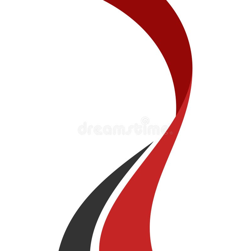 Modern Curved Border Decoration Stock Vector - Illustration of shape ...