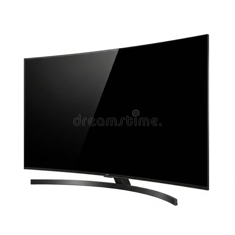Hd Modern Curved Screen Smart Tv Stock Illustrations – 86 Hd Modern ...