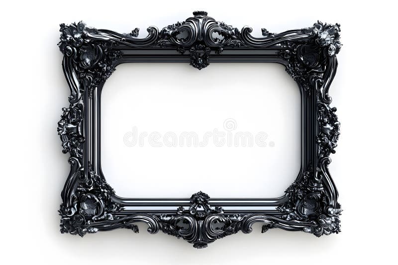 Modern Custom Shaped Frame Ideal for Minimalist Designs Stock ...