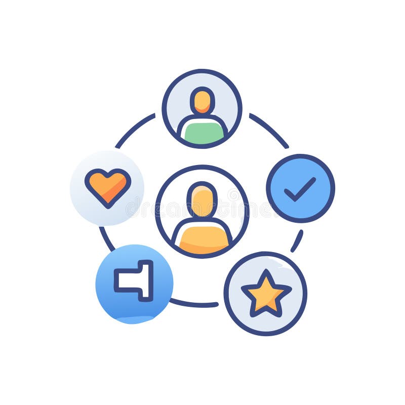 Modern Customer Relationship Logo Design Stock Illustration ...