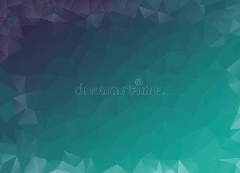 Modern Cyan Abstract Low Poly Gradient Polygonal Background Vector ...