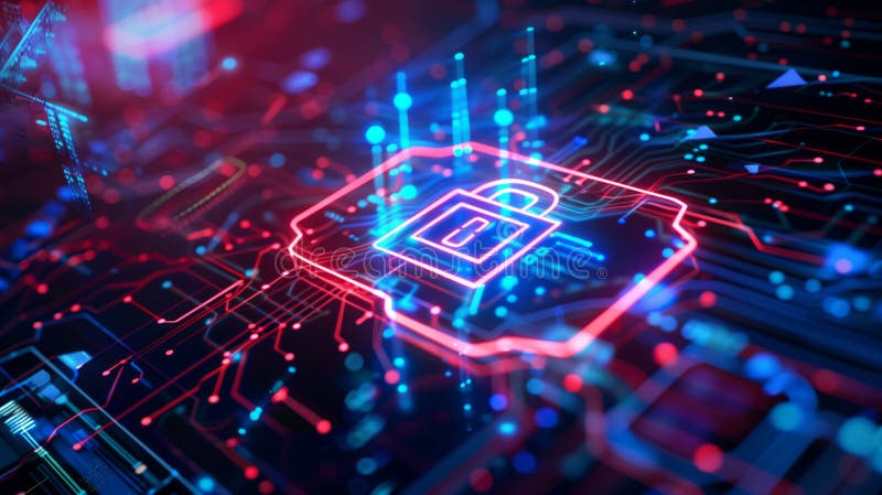 Modern Cyber Security Wallpaper, Digital Data Cyber Protection ...